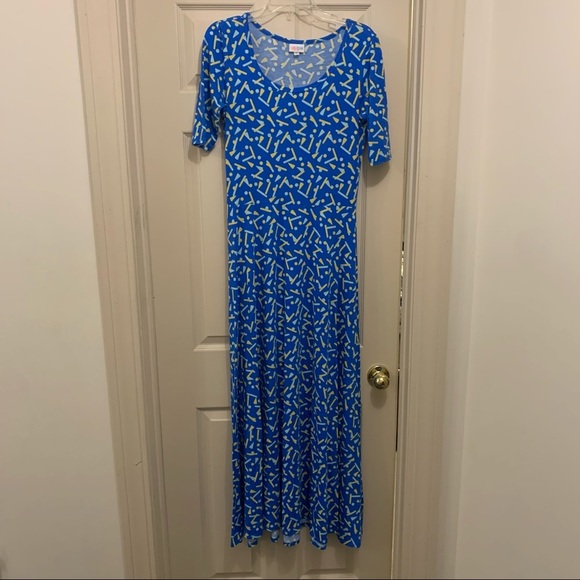 LuLaRoe | Dresses | Lularoe Maxi Dress Ana Size Medium | Poshmark